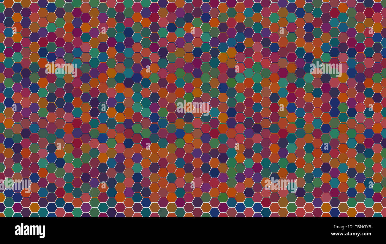 Abstract Hexagon Pattern Background With Copy Space For Text And Advertisements Geometric