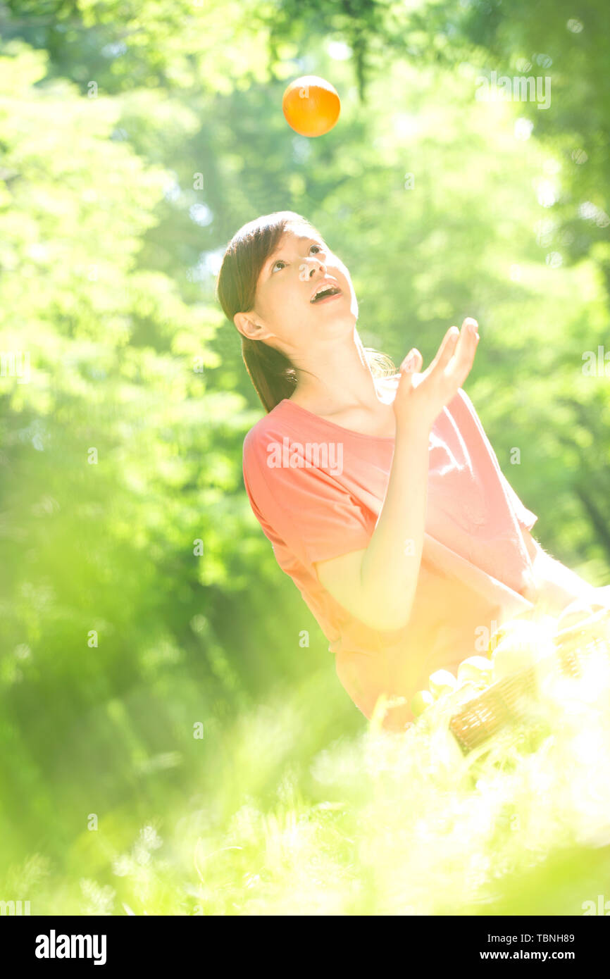 Asian young people outing hi-res stock photography and images - Alamy