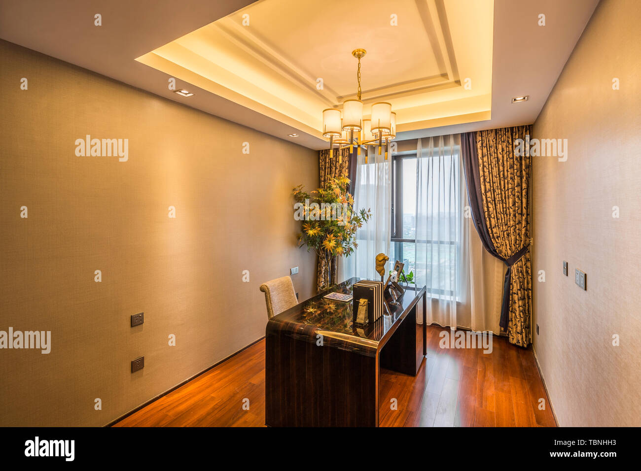 Interior of the model room Stock Photo - Alamy