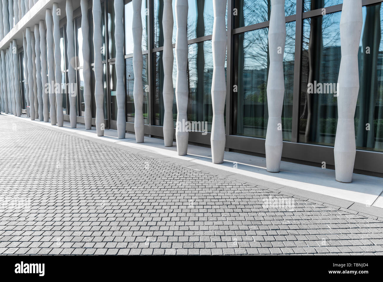 Building open space Stock Photo - Alamy