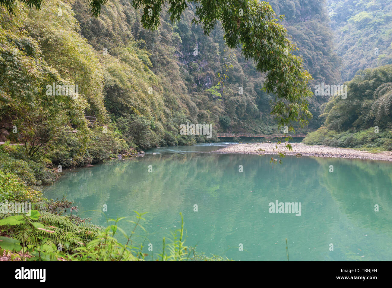 Pengshui Ai River Scenic Area Stock Photo - Alamy