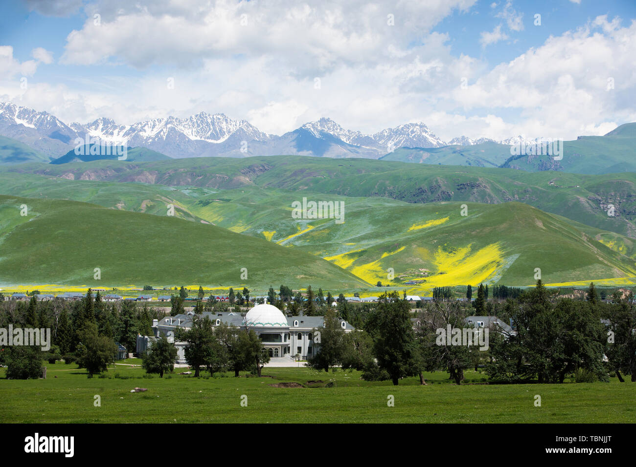 The Narati Prairie, which has a river valley and a mountain prairie ...