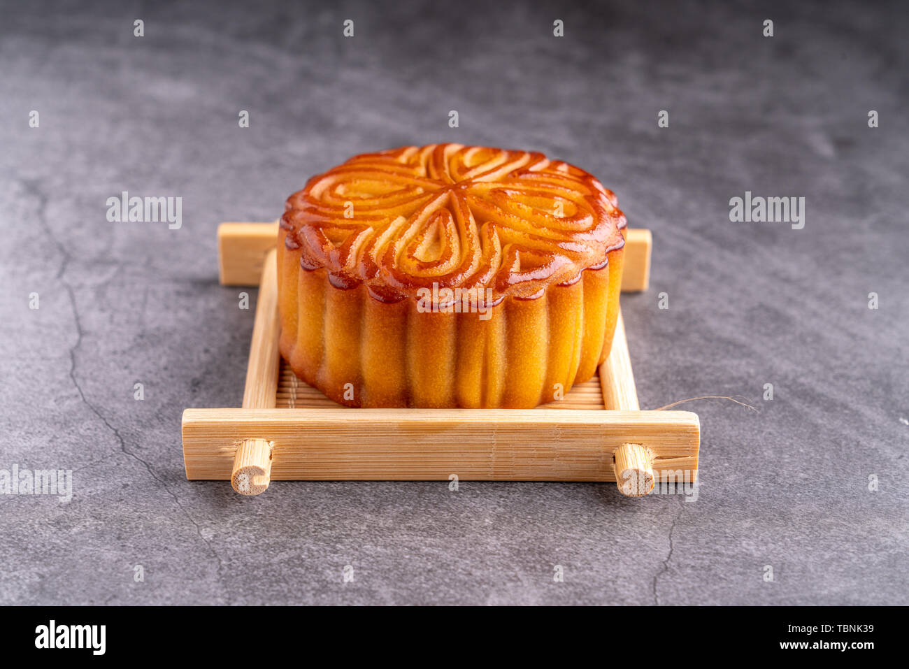 Mid-autumn moon mooncakes with gray background Stock Photo - Alamy