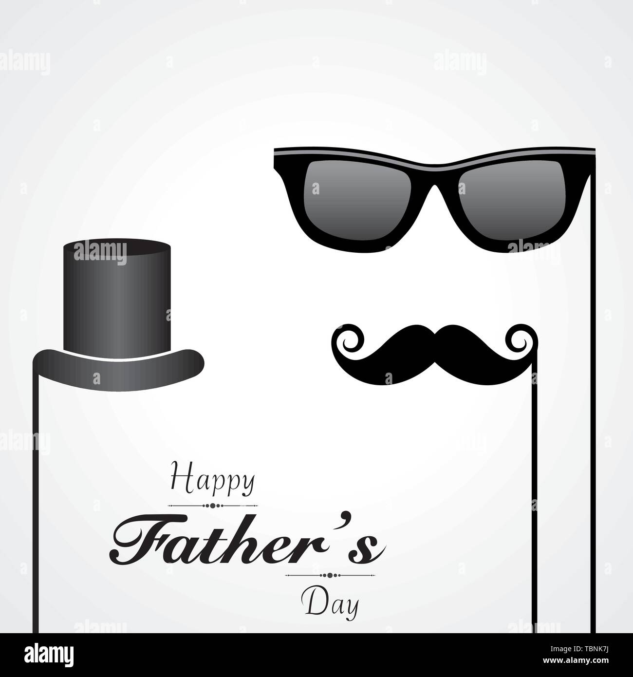 Illustration of Happy Fathers Day Greeting for respecting our parents ...