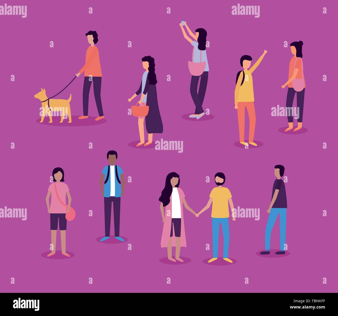 people activities outdoors Stock Vector Image & Art - Alamy