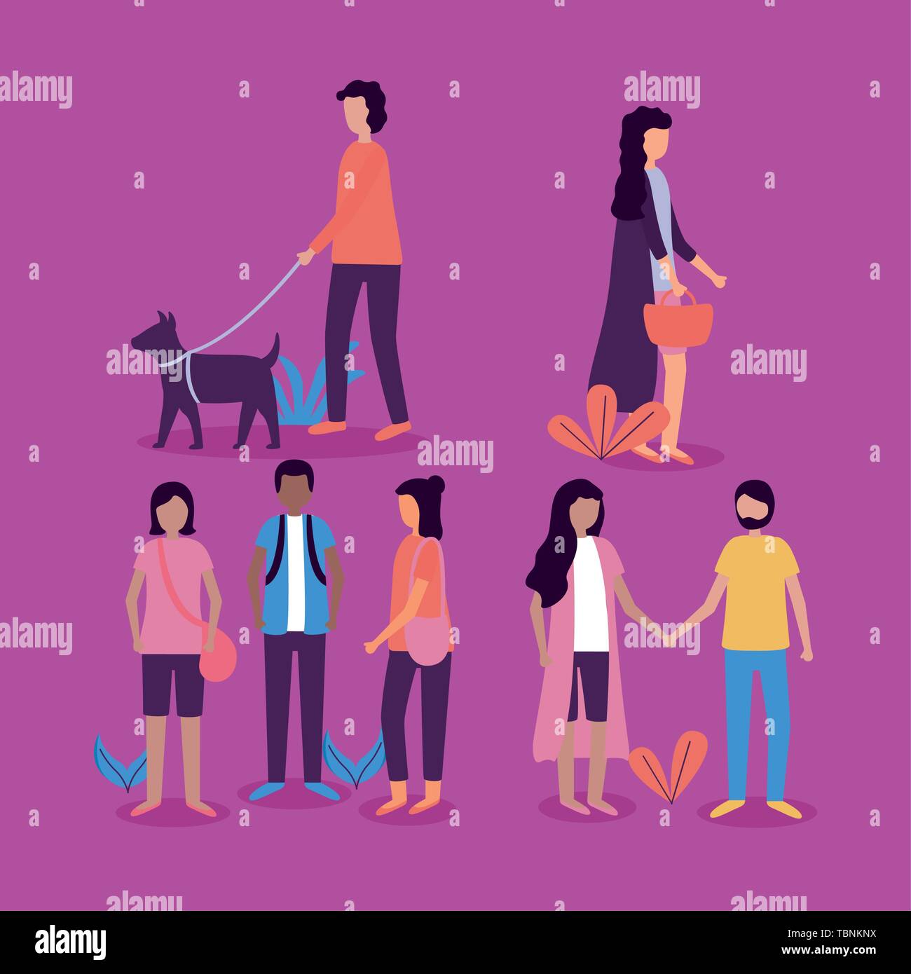 people activities outdoors Stock Vector Image & Art - Alamy