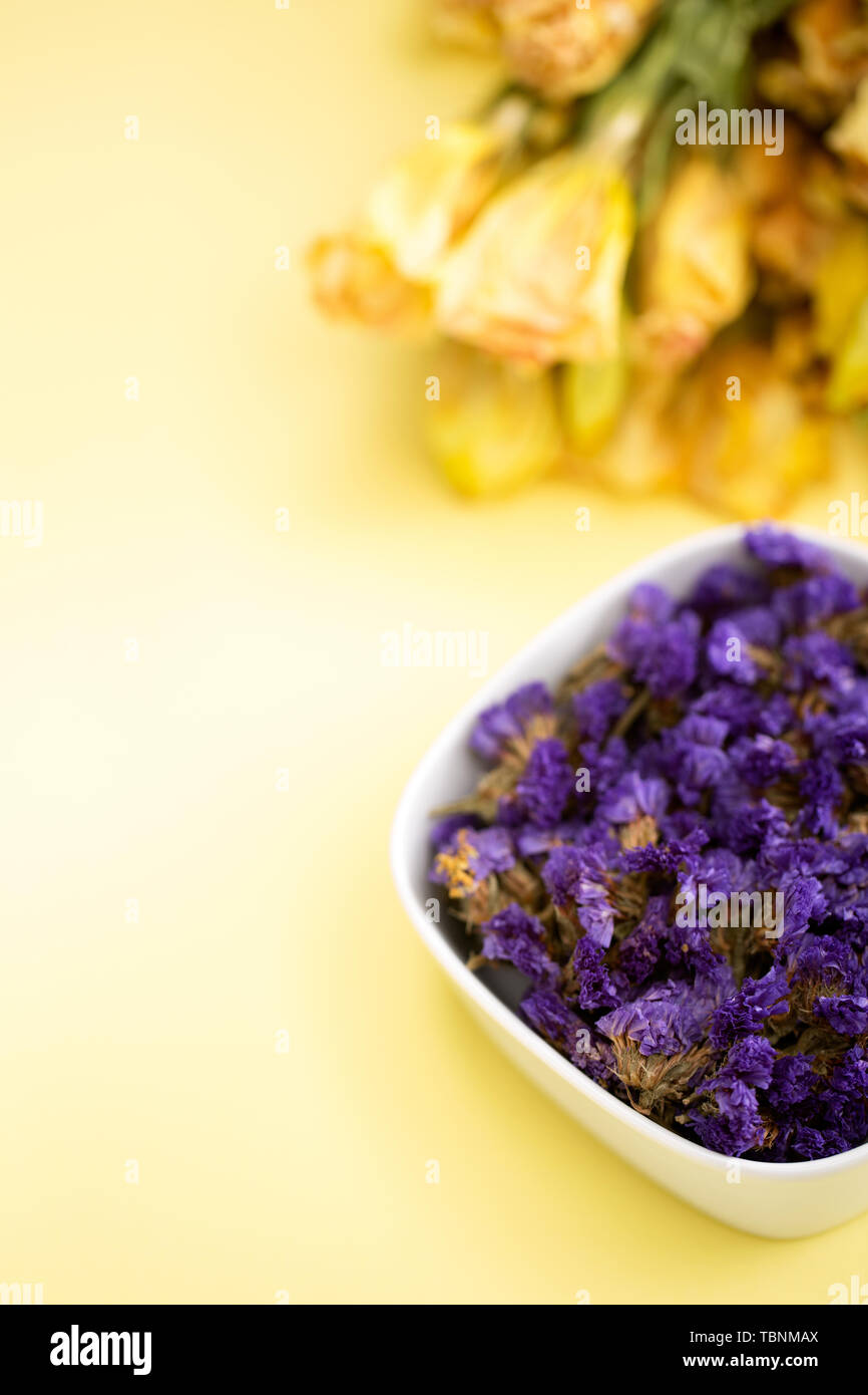 Healthy flower tea Stock Photo - Alamy