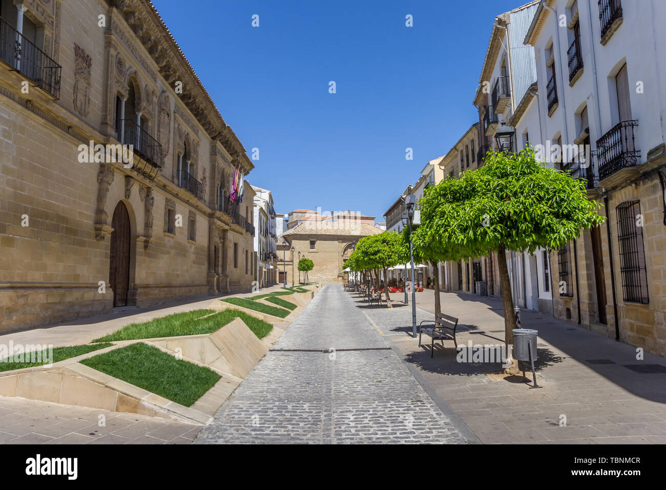 Historic town hall building in Baeza, Spain Stock Photo - Alamy