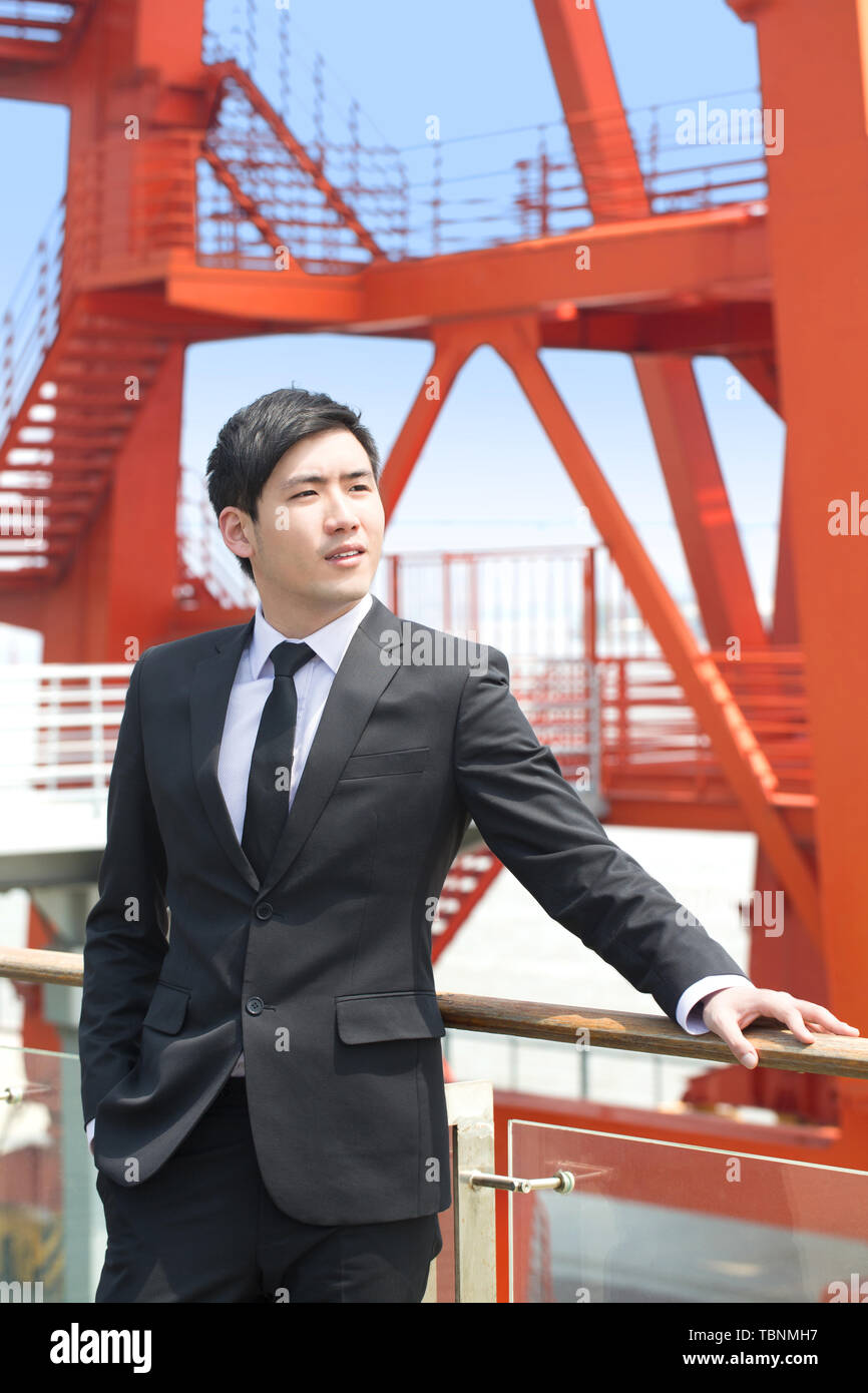 Business men dream of the future Stock Photo - Alamy