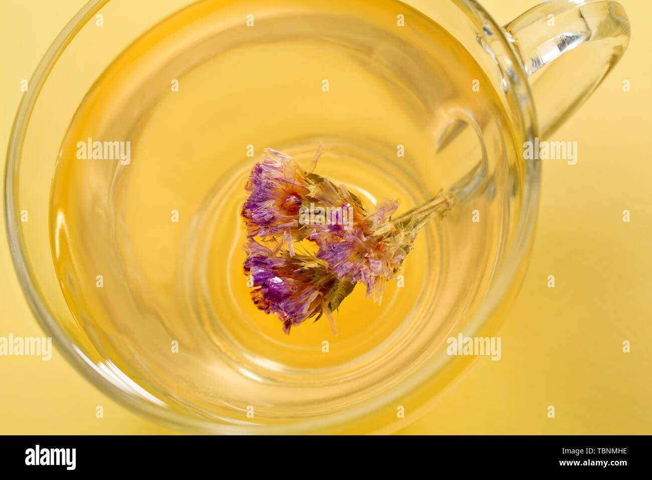 Healthy flower tea Stock Photo - Alamy