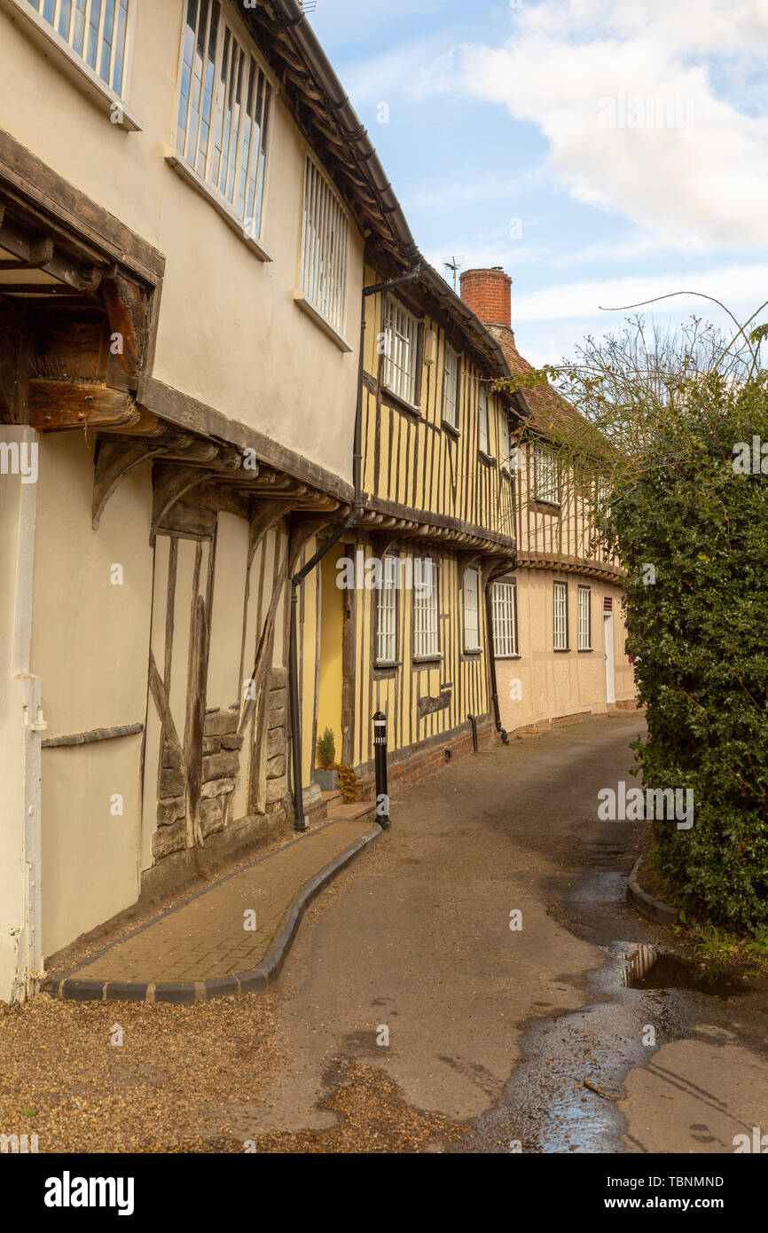 Old weavers houses east anglia hi-res stock photography and images - Alamy