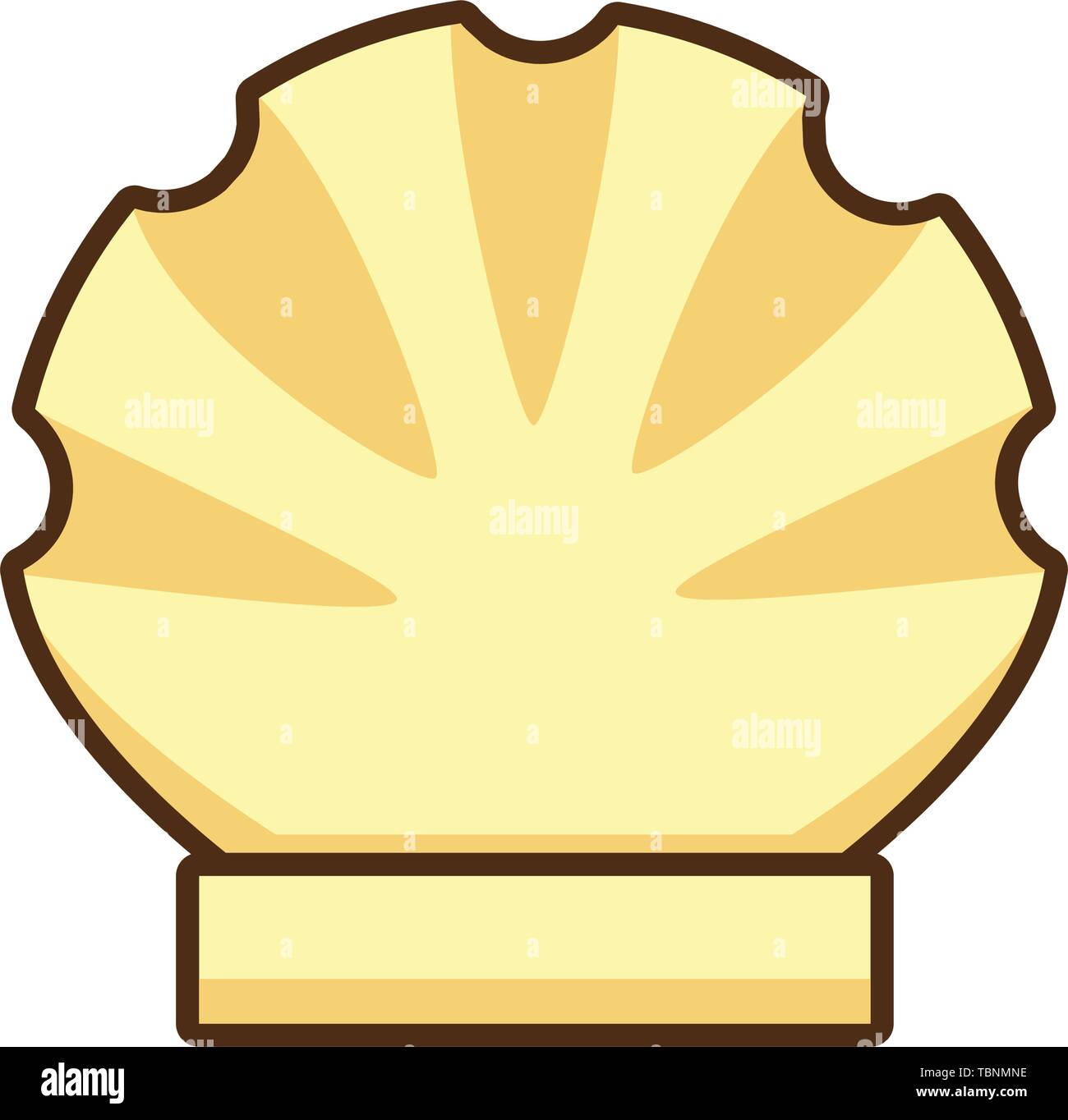 scallop sea shell wildlife Stock Vector Image & Art - Alamy