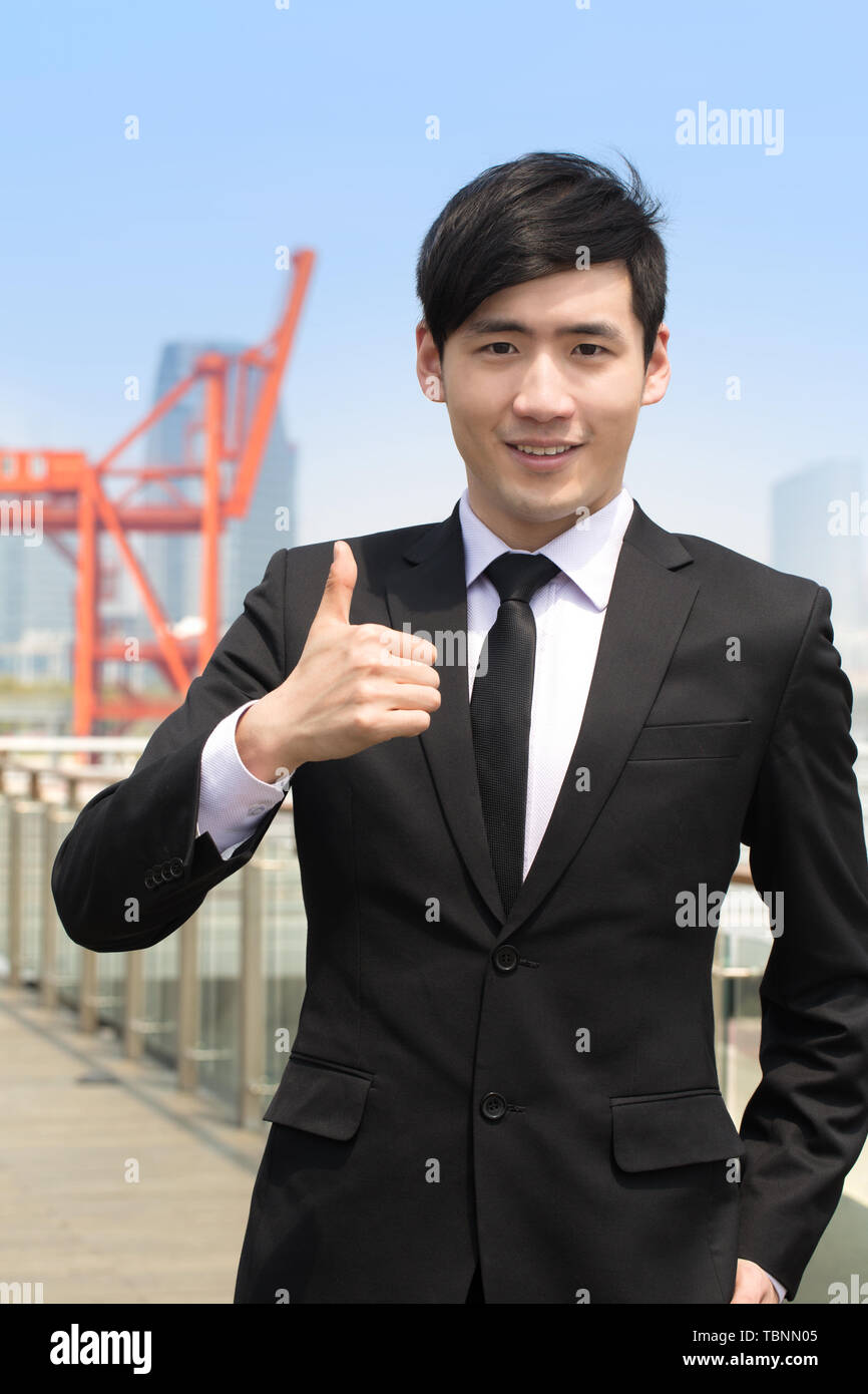 Business men dream of the future Stock Photo - Alamy