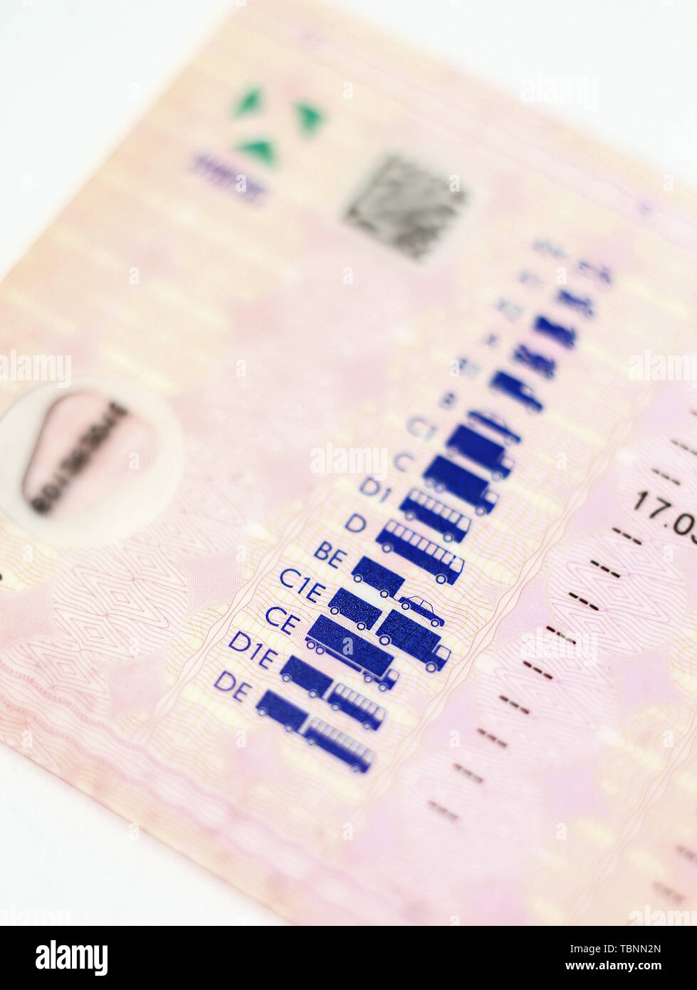 MOTALA 20170726 Körkort utfärdat av Transportstyrelsen. Driving license ...