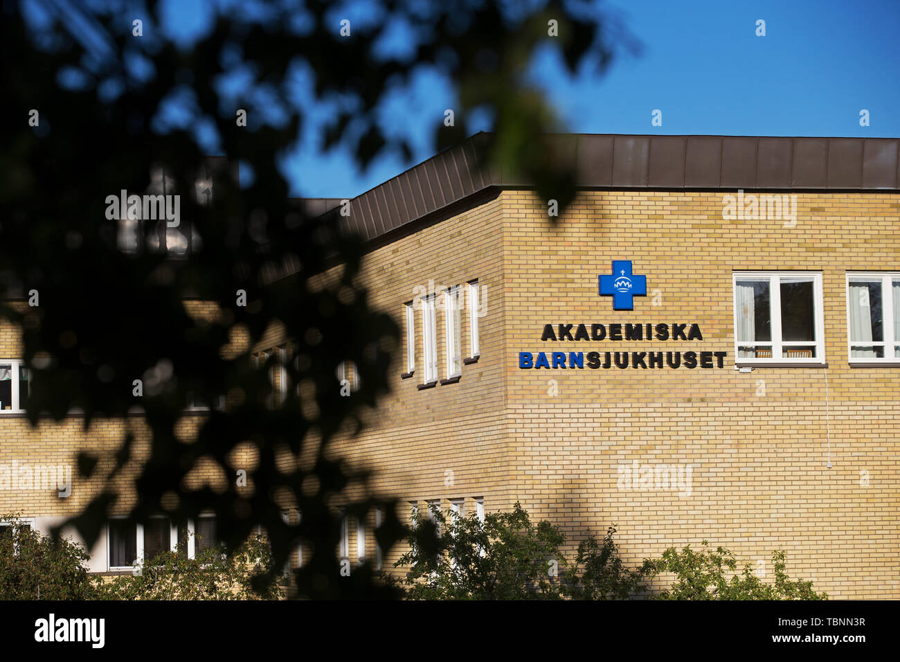 UPPSALA 20170807 Akademiska sjukhuset, Uppsala. City of Uppsala, Sweden ...
