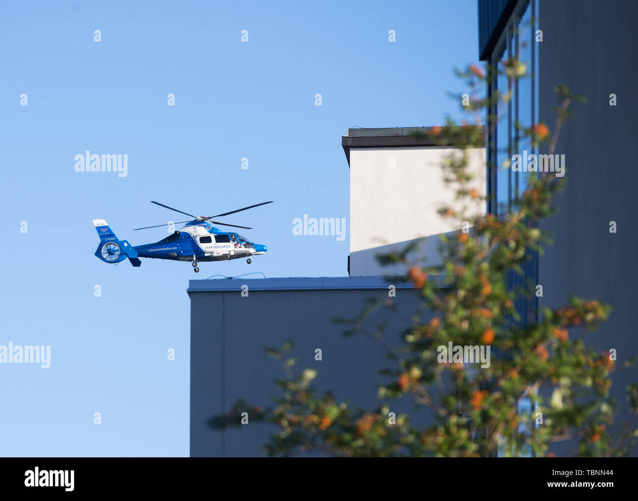 UPPSALA 20170807 Akademiska sjukhuset, Uppsala. City of Uppsala, Sweden ...