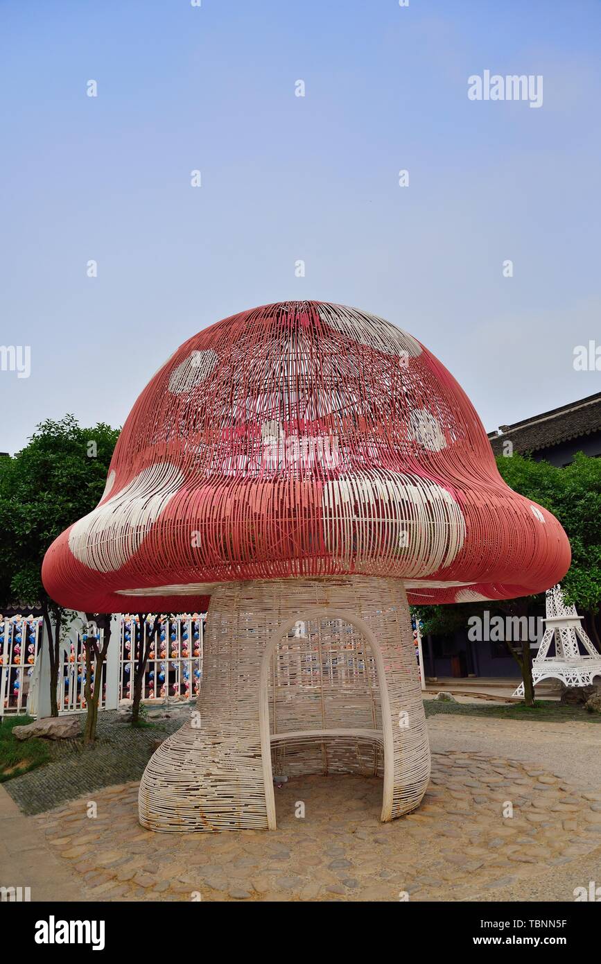 Creative Mushroom House Stock Photo - Alamy