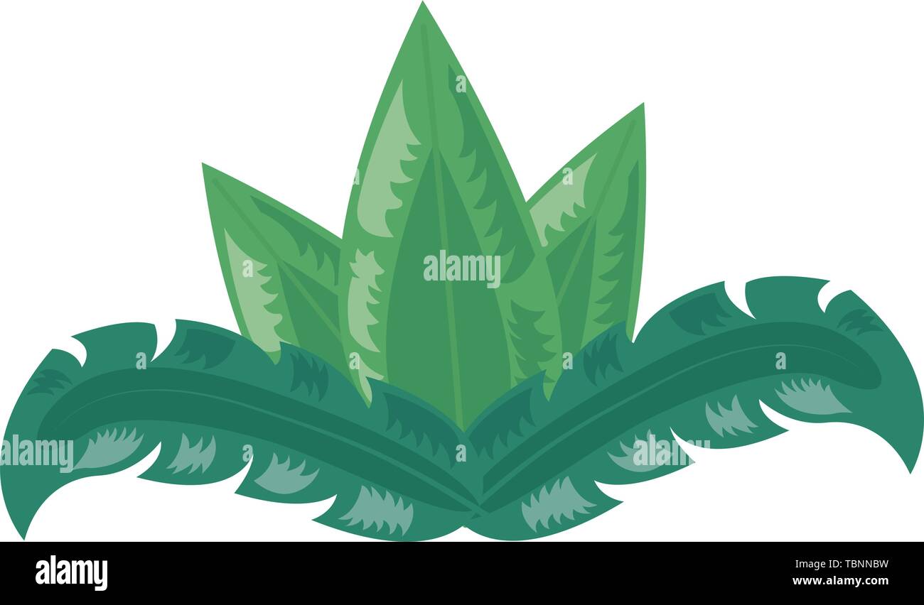tropical leaves foliage arrangement Stock Vector Image & Art - Alamy