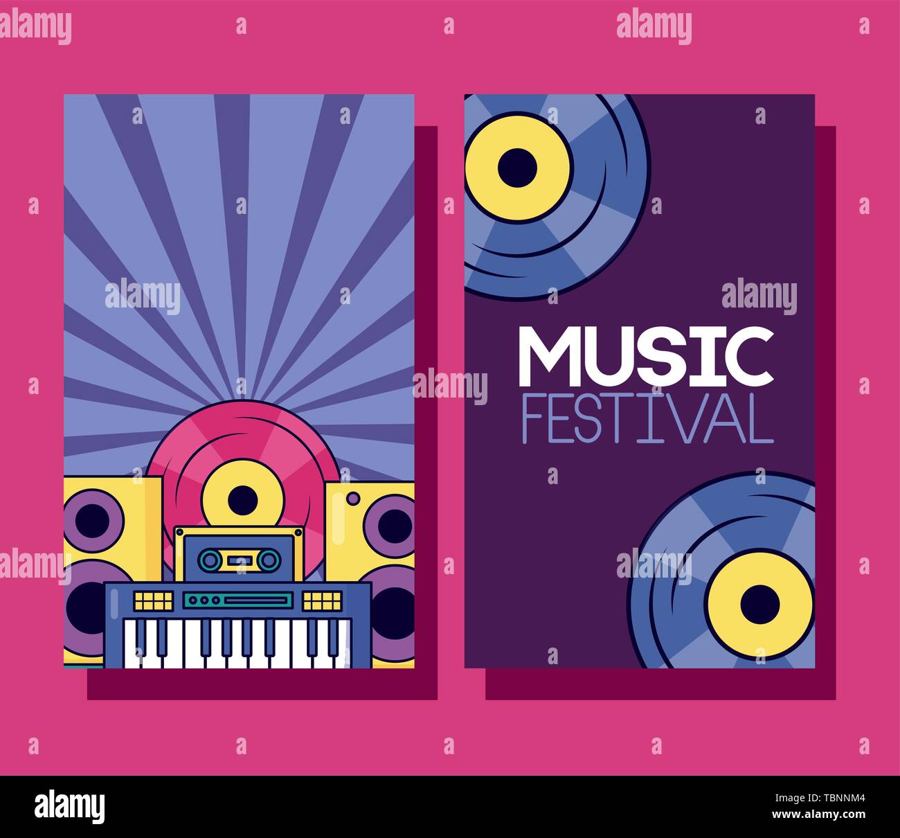 music festival banner Stock Vector Image & Art - Alamy