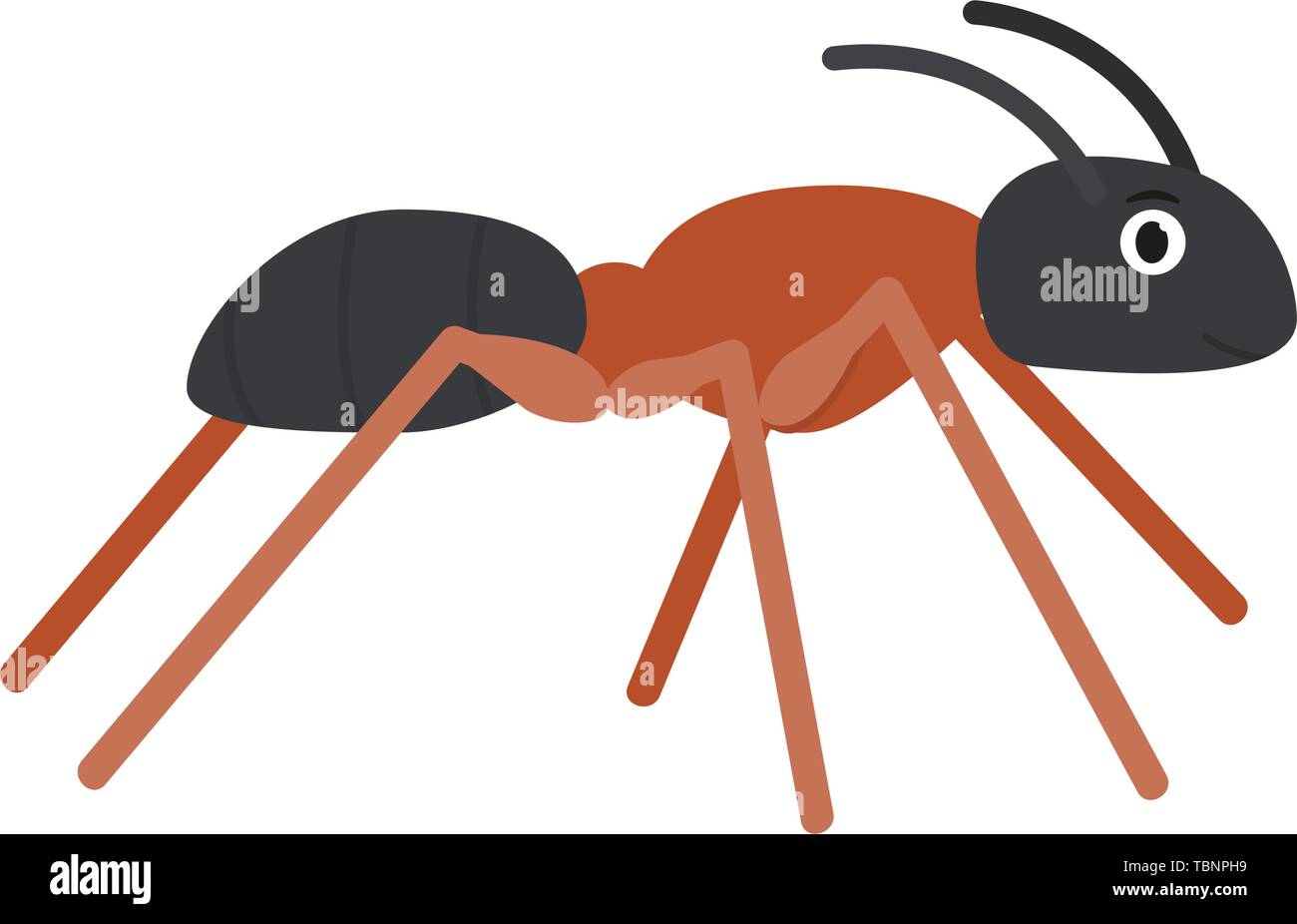 Cute ant character in Stock Vector Images - Alamy