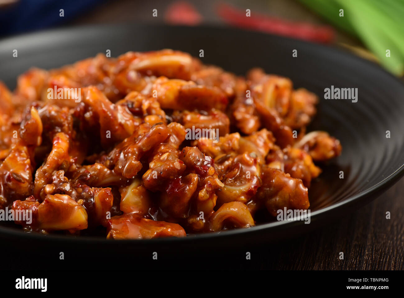 Spicy pig crispy bones Stock Photo - Alamy