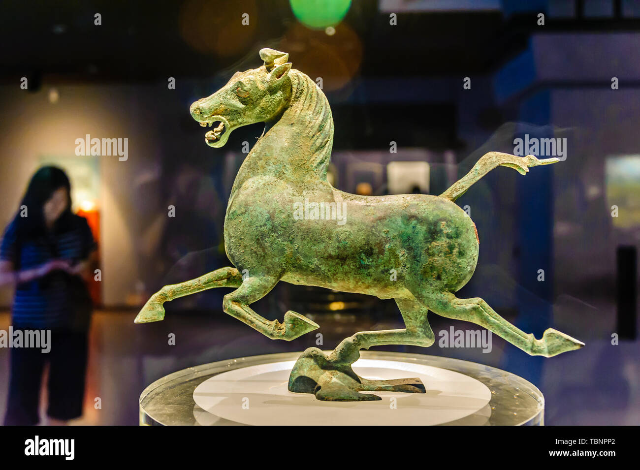 Lanzhou Gansu Provincial Museum Copper Running Horse Tap Feiyan Stock ...