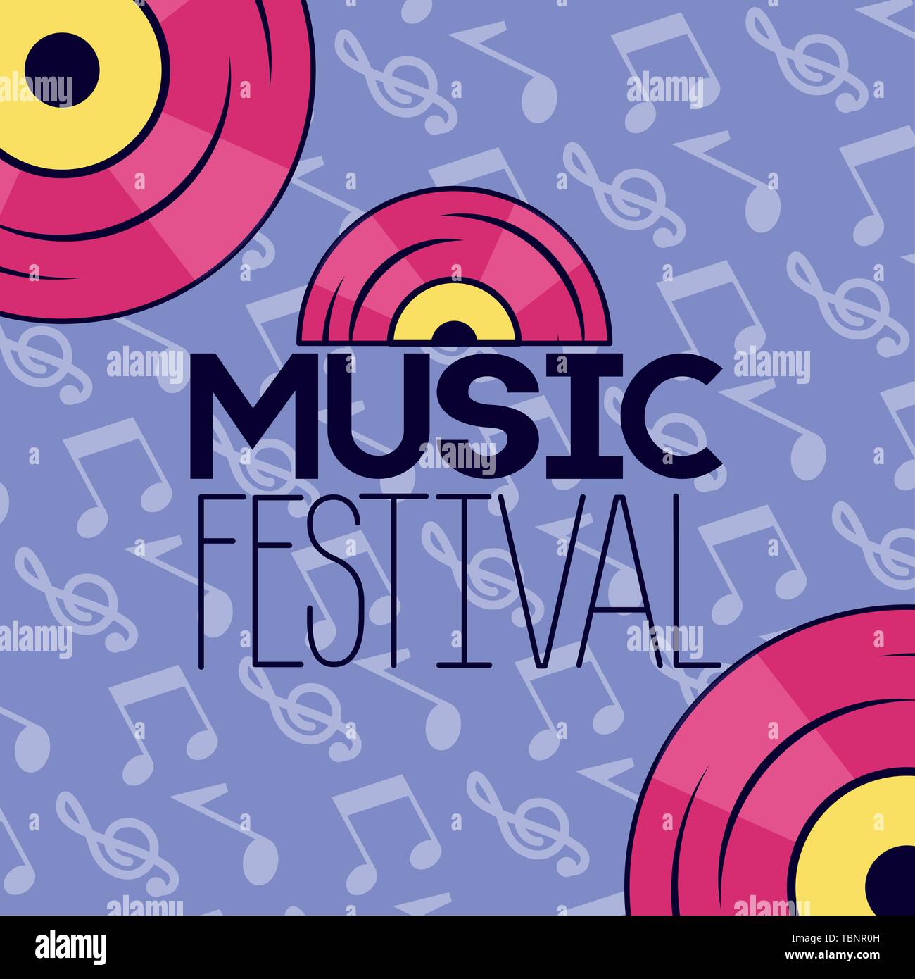 music festival notes background Stock Vector Image & Art - Alamy