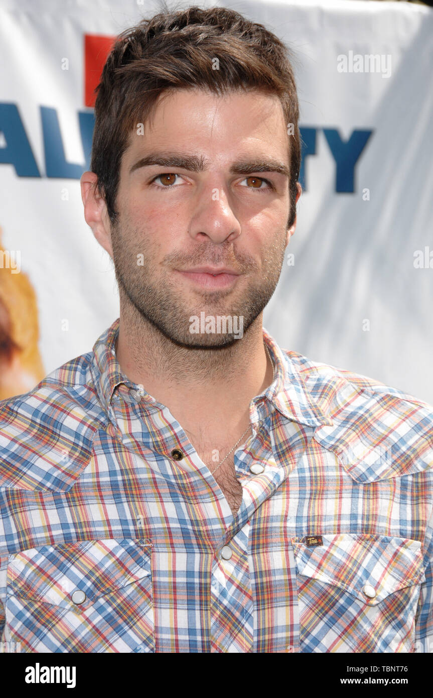 LOS ANGELES, CA. June 10, 2007: Zachary Quinto at the world premiere of ...