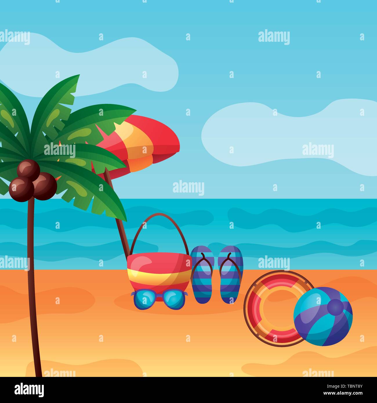 summer time holiday Stock Vector Image & Art - Alamy