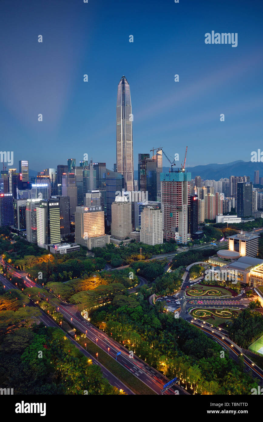 Ping an finance center hi-res stock photography and images - Alamy