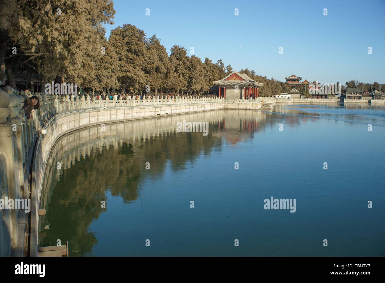 Summer Palace Scenic Promenade Stock Photo - Alamy