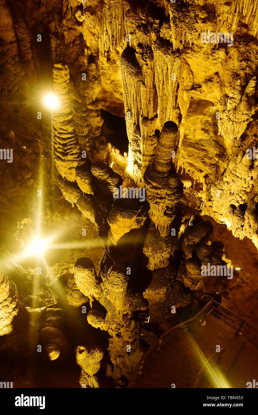 Natural karst caves Stock Photo - Alamy