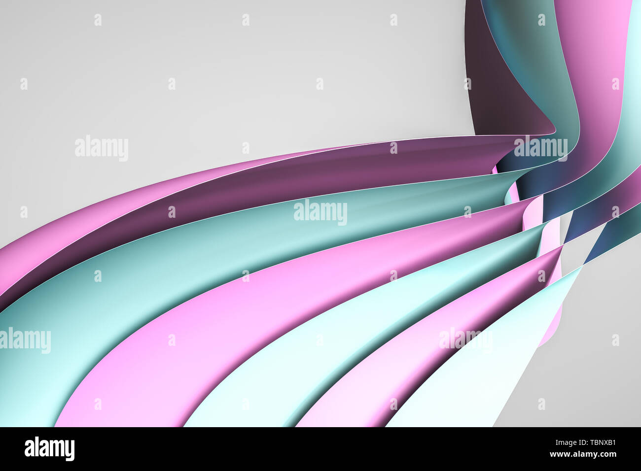 Three-dimensional rendering, blue powder phase flow background Stock ...