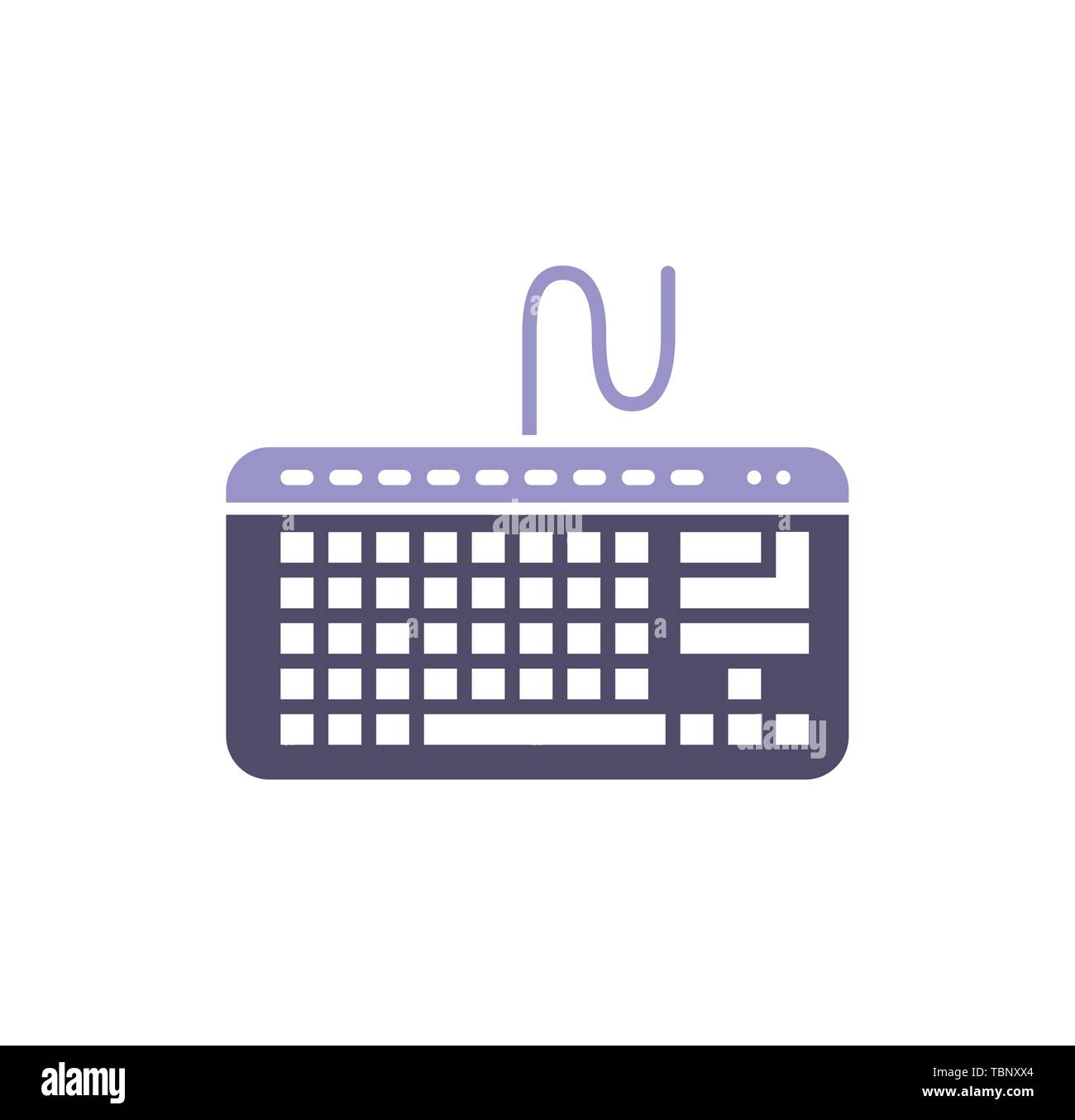 Computer hardware icon on background for graphic and web design. Simple ...