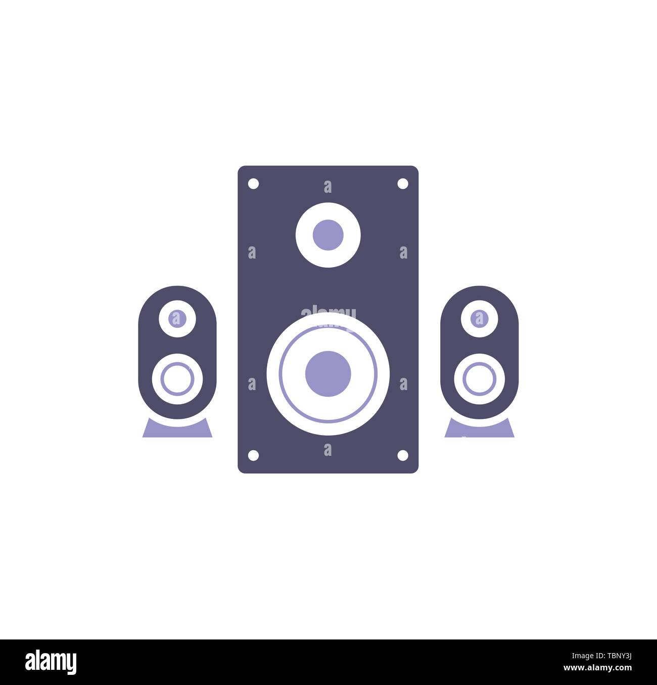 Computer hardware icon on background for graphic and web design. Simple ...