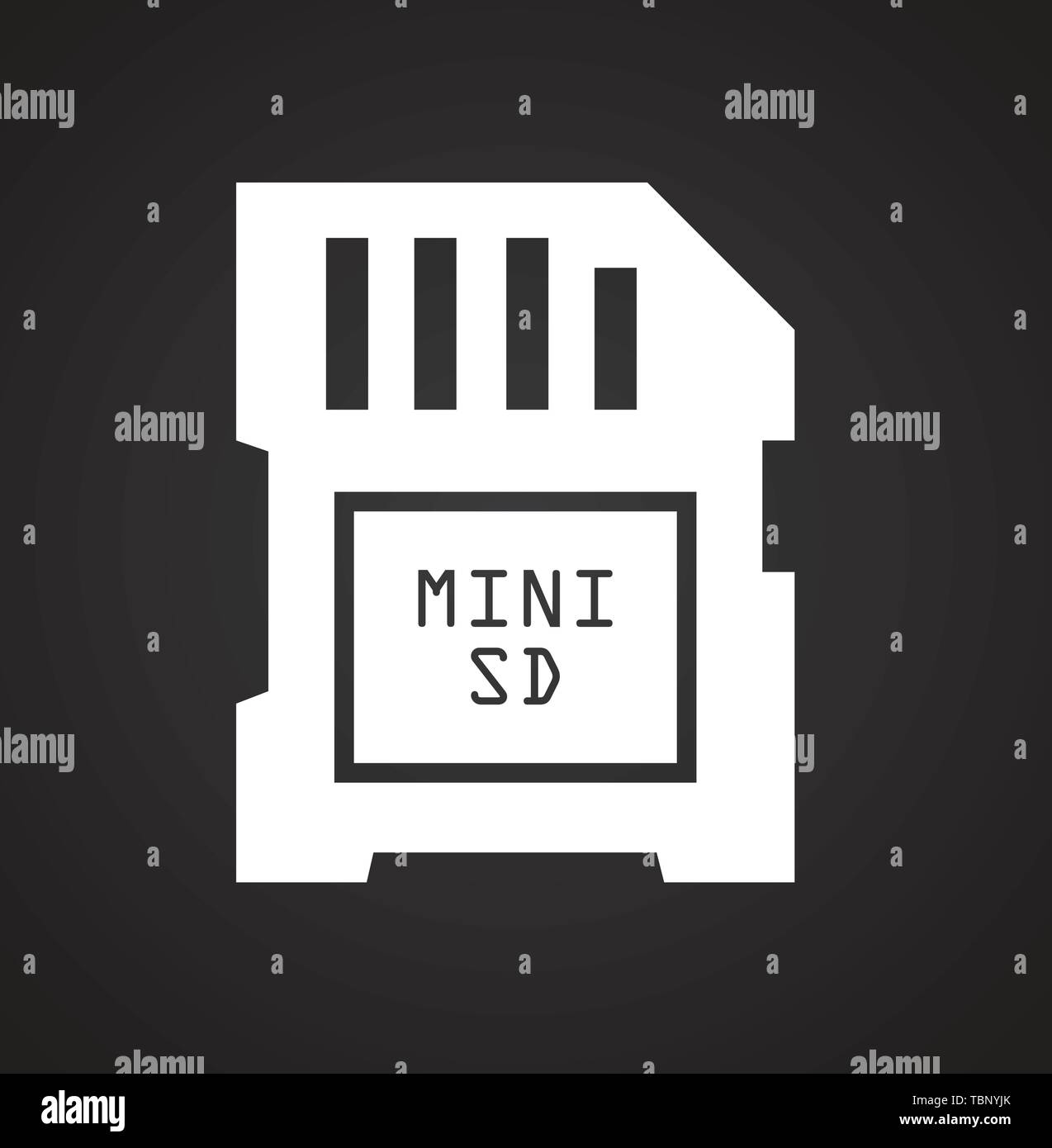 Computer hardware icon on background for graphic and web design. Simple ...