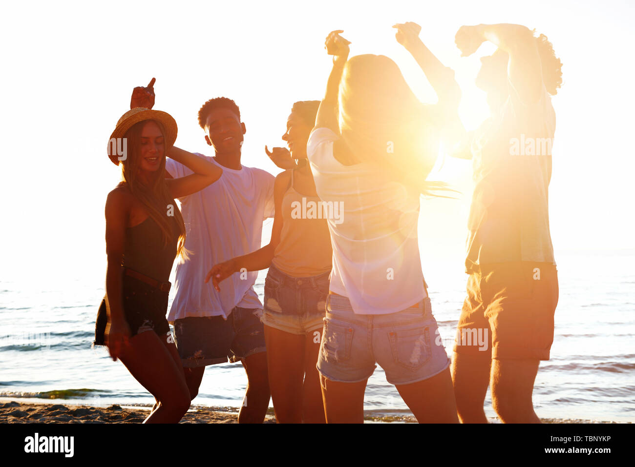 Party friends disco hi-res stock photography and images - Alamy
