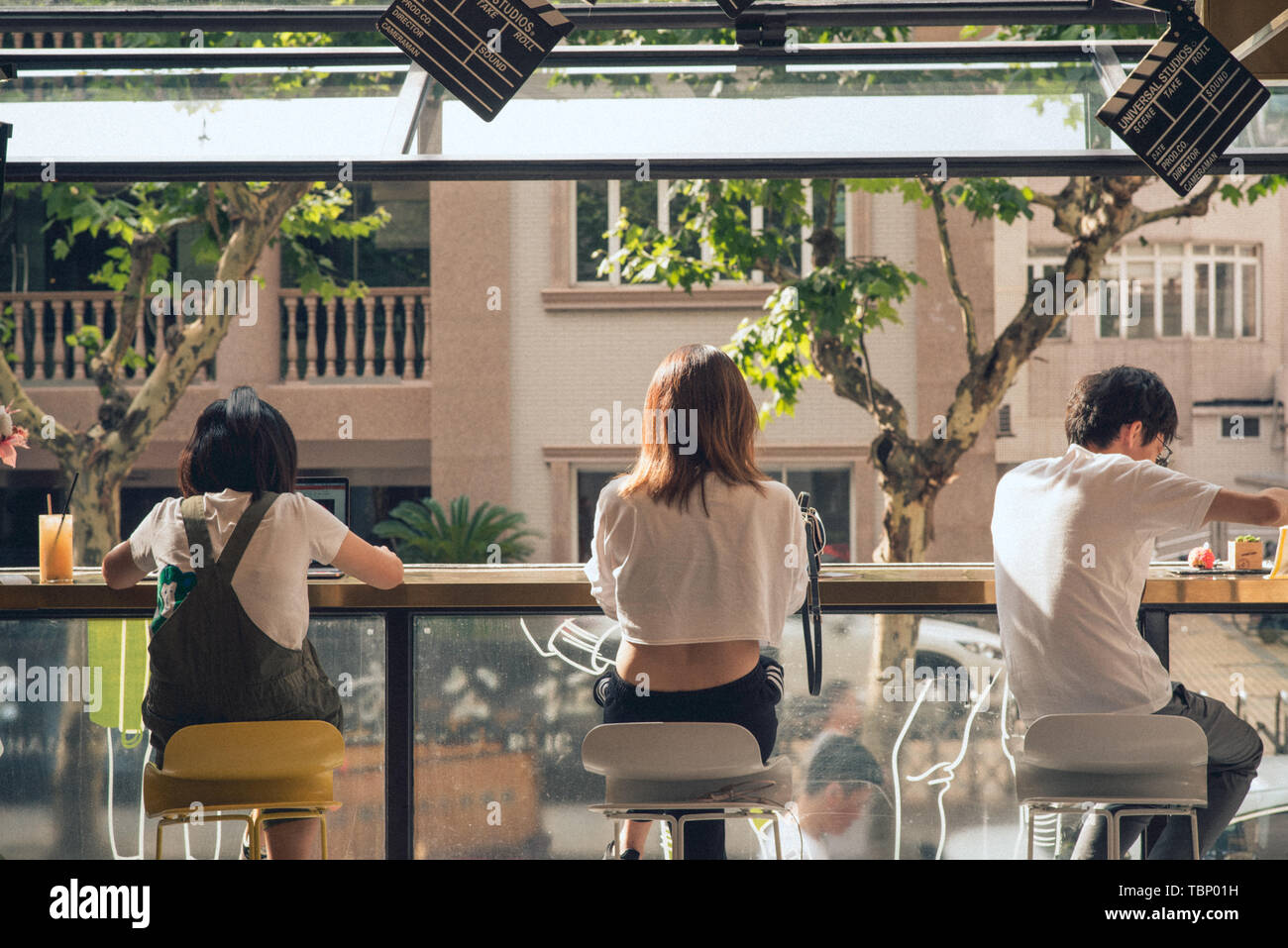 A coffee shop Stock Photo - Alamy
