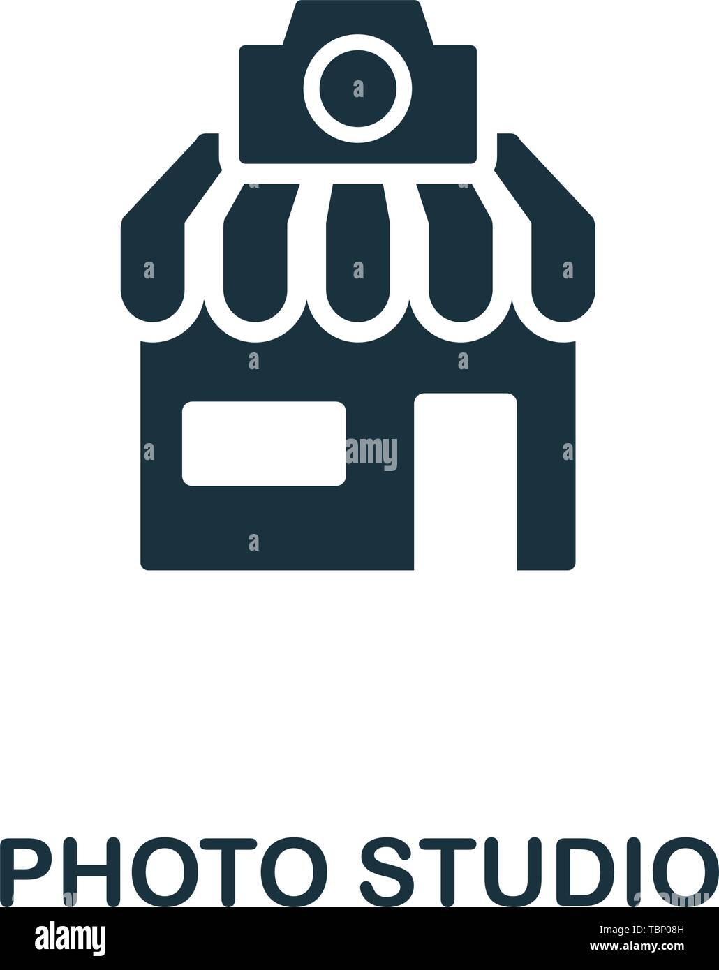 Photo Studio icon. Creative element design from icons collection. Pixel perfect Photo Studio ...