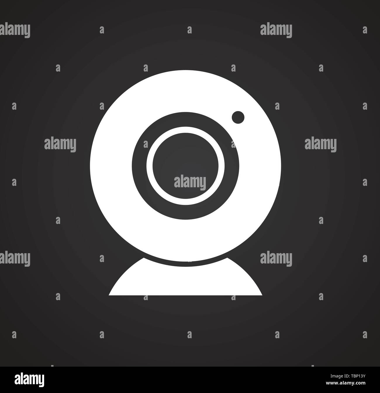 Computer hardware icon on background for graphic and web design. Simple ...