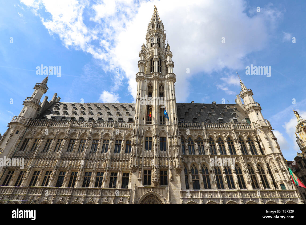 The Town Hall of the City of Brussels is a Gothic building from the ...