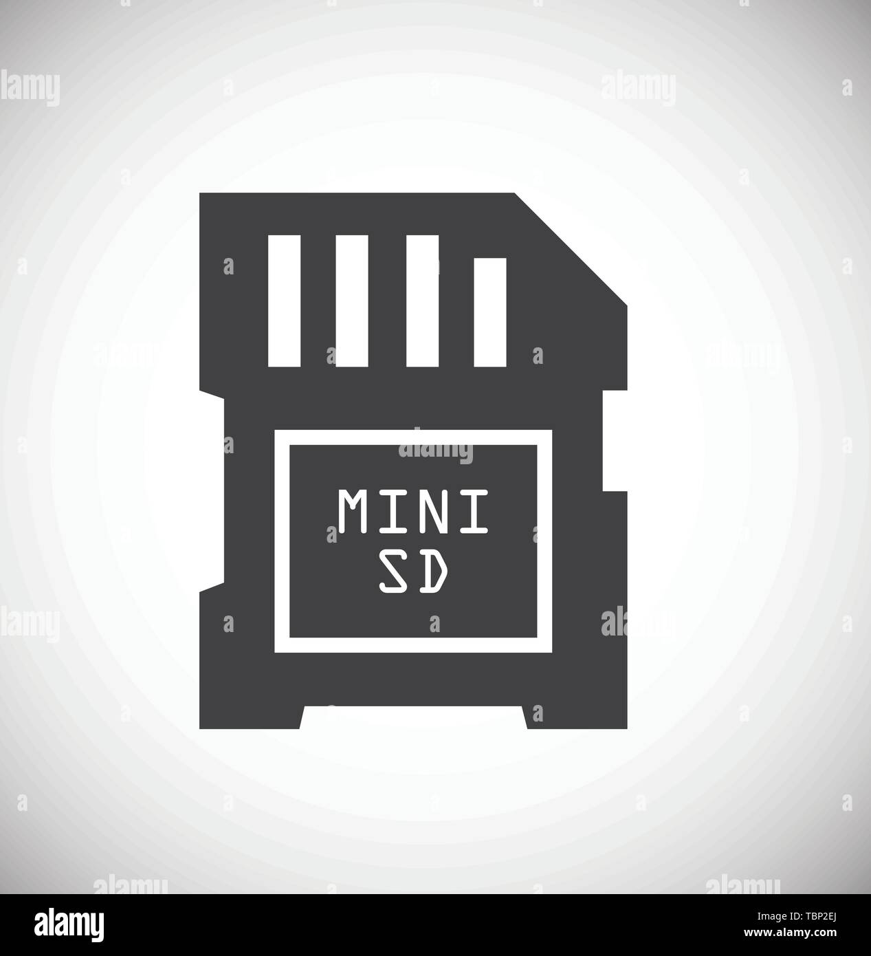 Computer hardware icon on background for graphic and web design. Simple ...