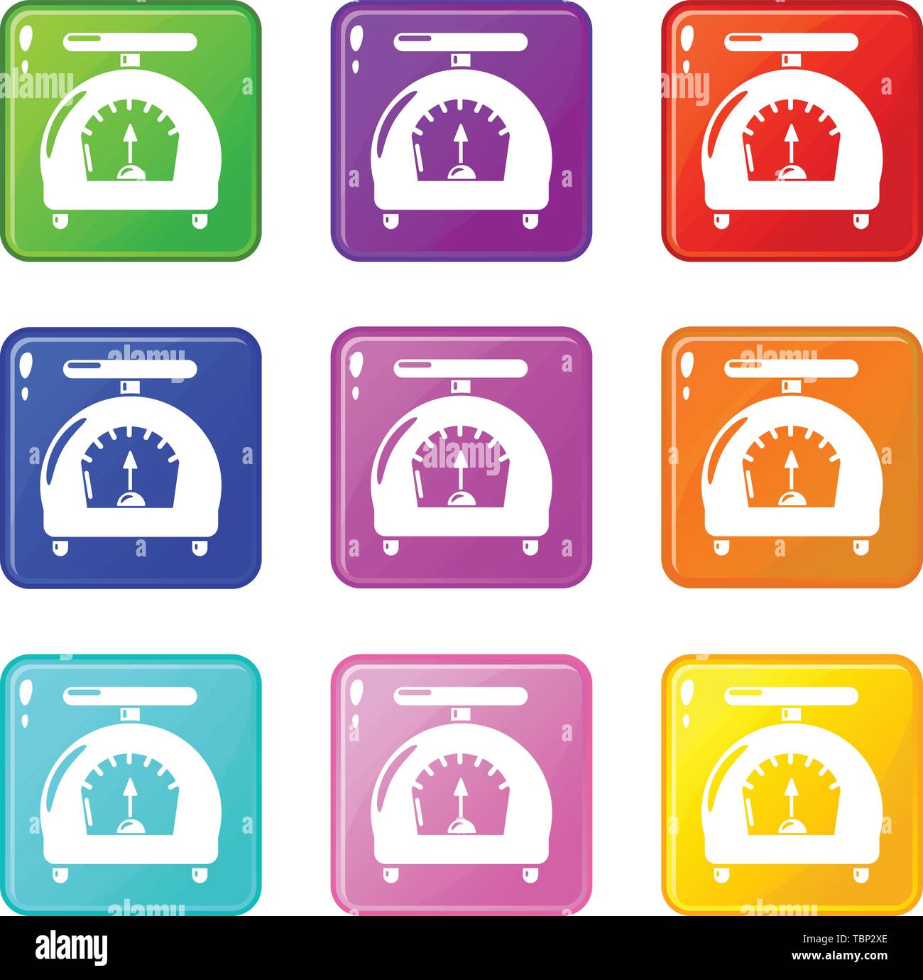 Scale icon, simple style Stock Vector Image & Art - Alamy