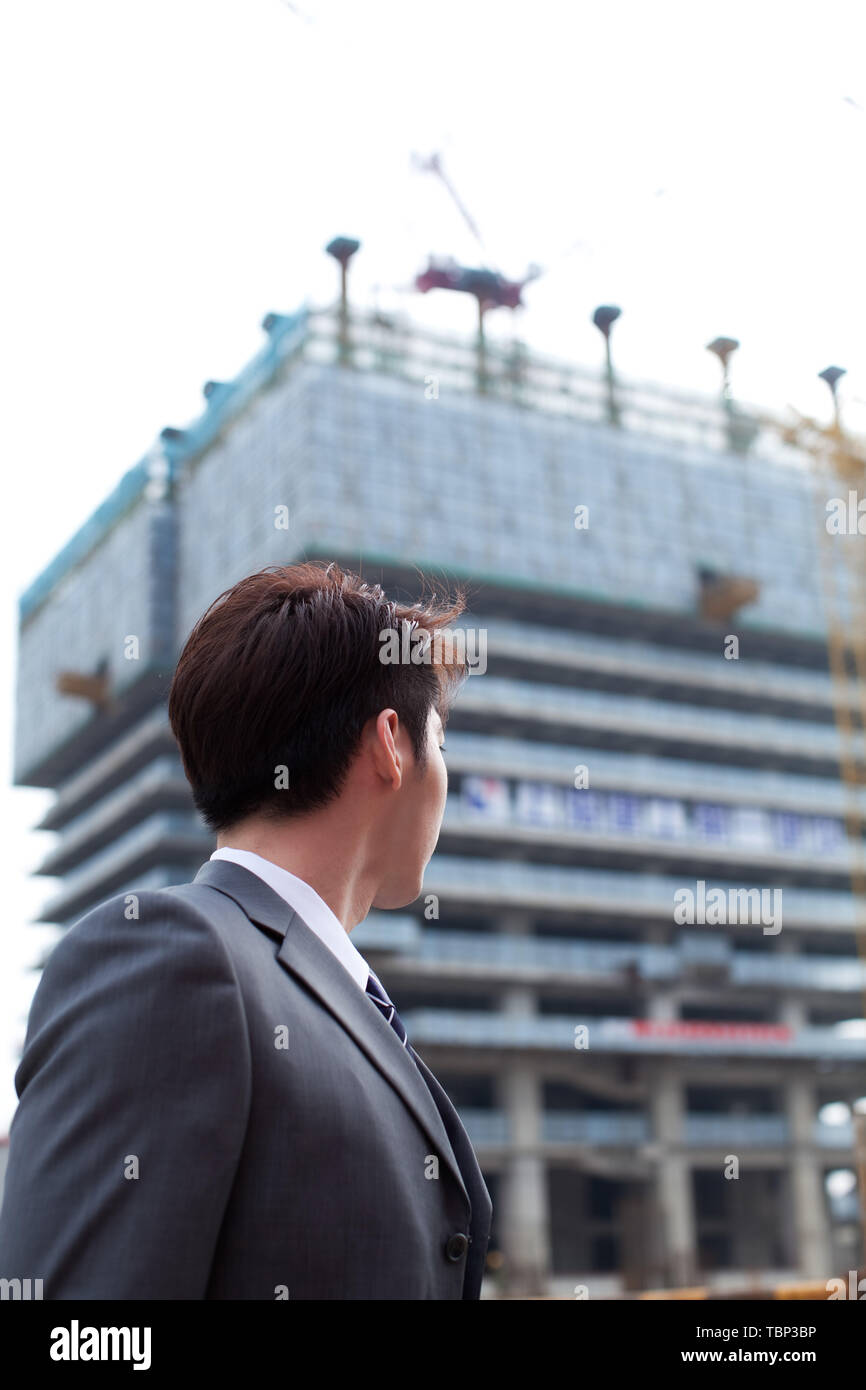 Staff at the construction site Stock Photo - Alamy