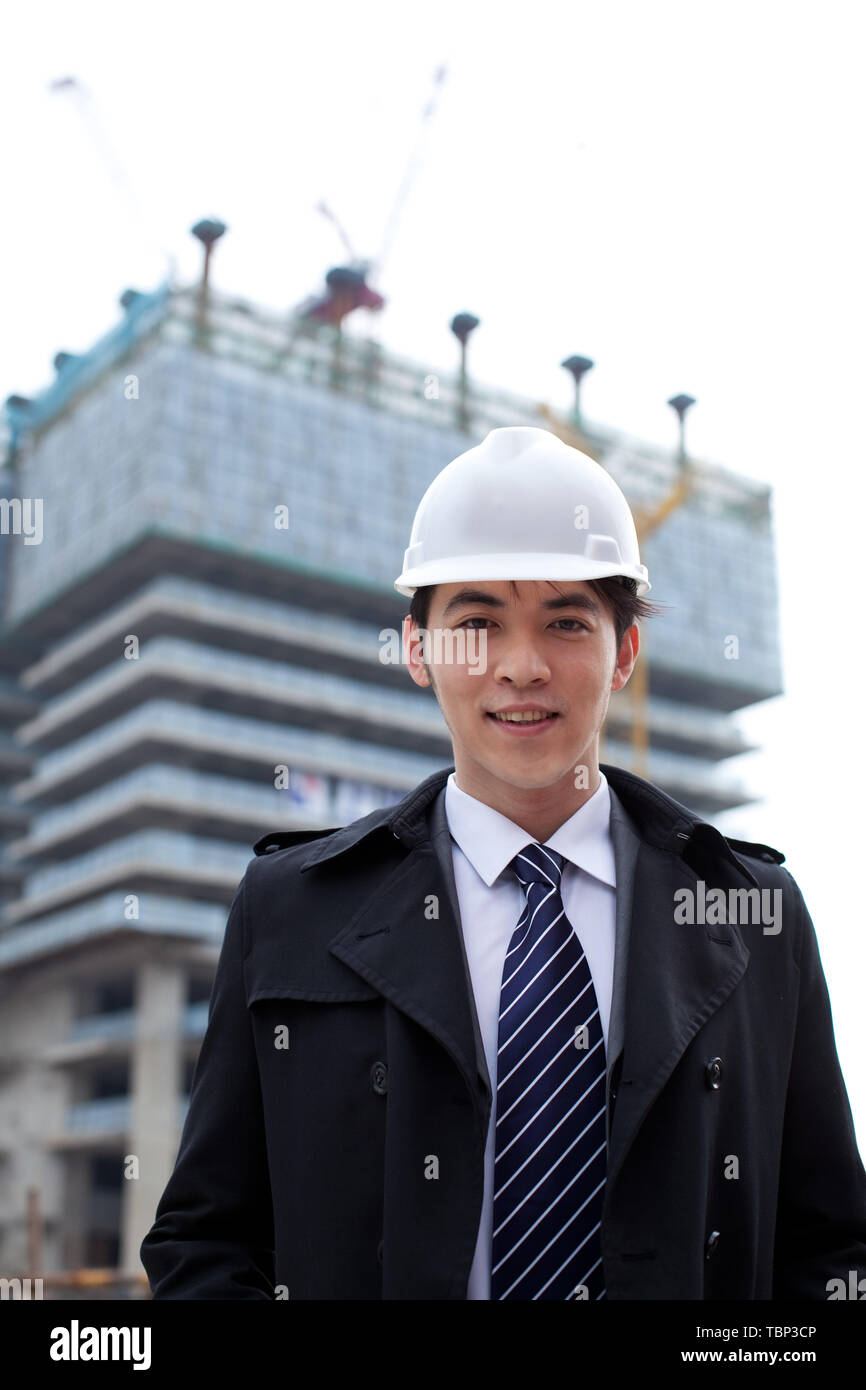 Staff at the construction site Stock Photo - Alamy