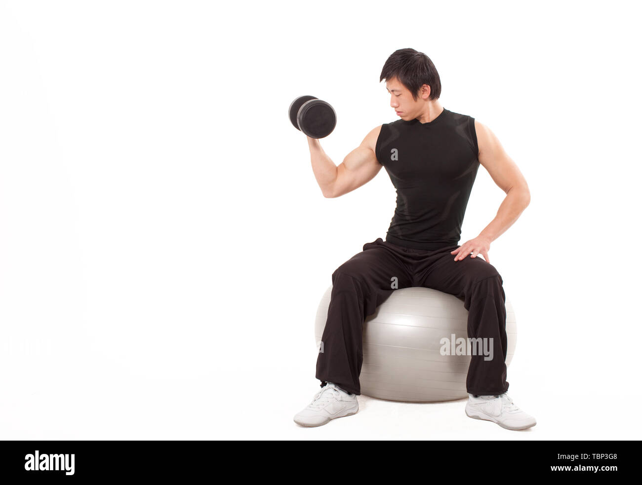 Muscle relaxation exercise Cut Out Stock Images & Pictures - Alamy