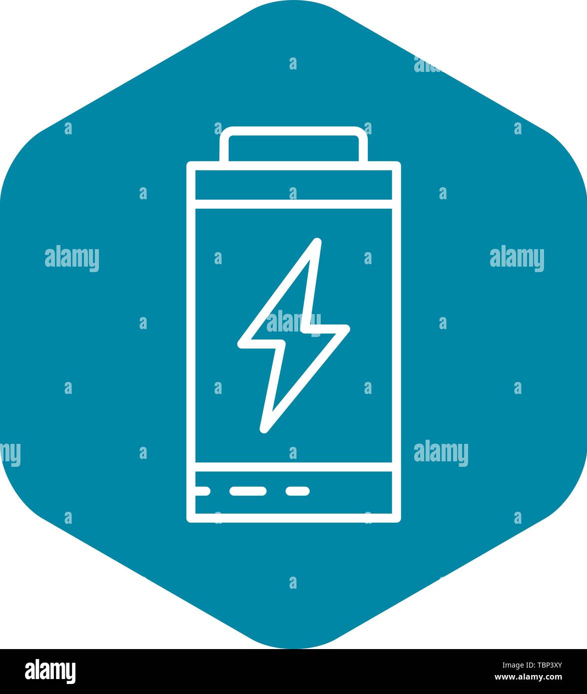 Battery energy icon, outline style Stock Vector Image & Art - Alamy