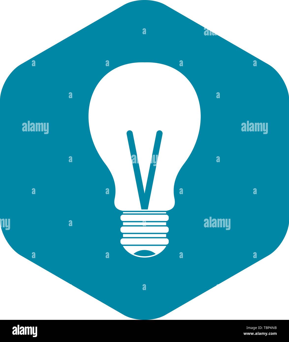 Light bulb icon simple Stock Vector Image & Art - Alamy