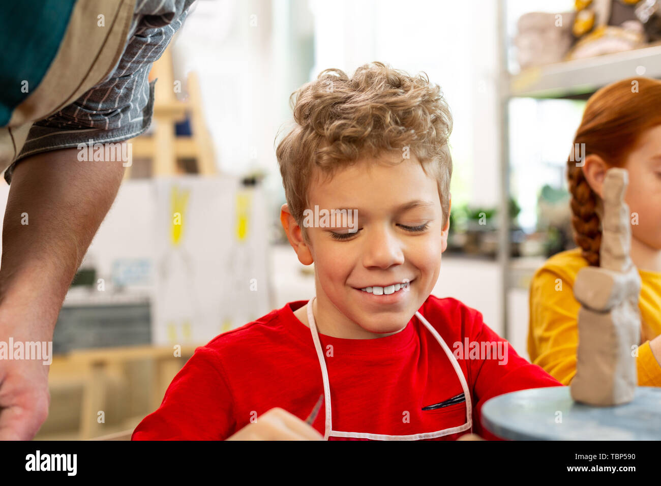 Handsome boy modeling school hi-res stock photography and images - Alamy