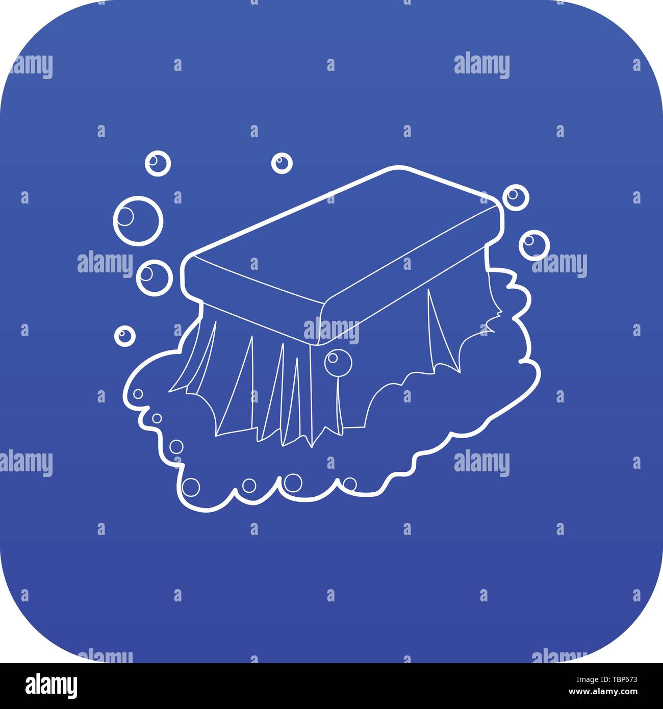 Wet cleaning icon blue vector Stock Vector Image & Art - Alamy